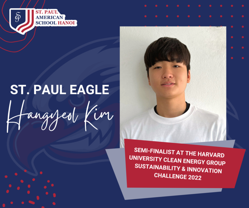 Congratulations Hangyeol! - St. Paul American School Hanoi